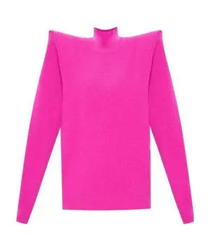 Balenciaga Long-sleeve Wide Shoulder Jumper