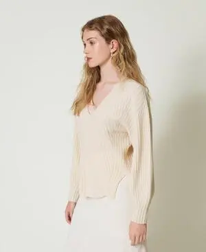 TWINSET V-neck Knitted Jumper