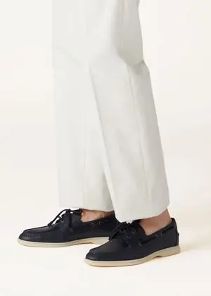 Loro Piana Business Casual Shoes With Lace Front