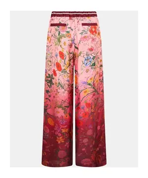 Gucci High Waisted Wide Leg Casual Pants - Red