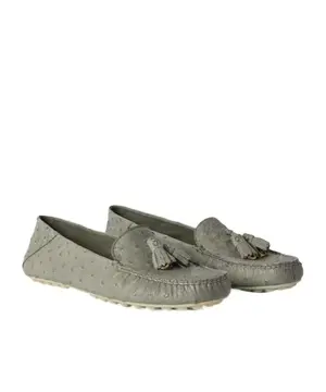 Loro Piana Dot Sole Walk Loafers - Yerba Mate
