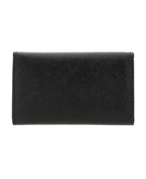 Prada Logo Key Ring Case
