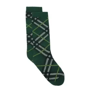 Burberry Check Cotton Blend Socks
