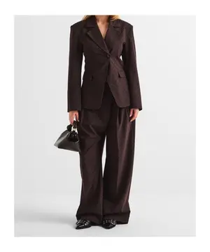 GANNI Wide Leg Polka Dot Trousers