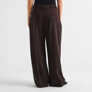 GANNI Wide Leg Polka Dot Trousers