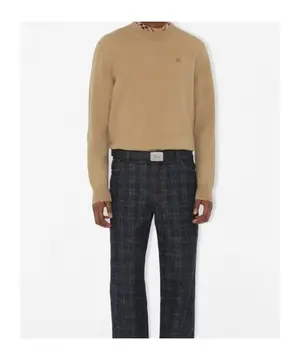 Burberry Ekd Embroidered Knitted Jumper