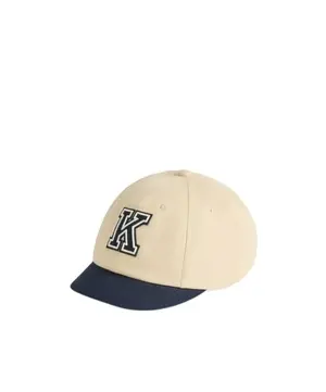 Kenzo Logo Patch Baseball Cap - Nude