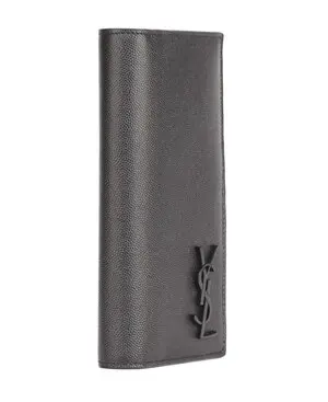 Saint Laurent Long Logo Appliqué Wallet