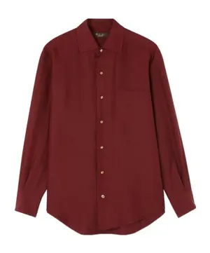 Loro Piana André Shirt - Dark Chestnut