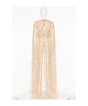 Valentino Garavani Embellished Translucent Cloak