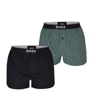 Hugo Boss Boss 2p Boxer Shorts - Black