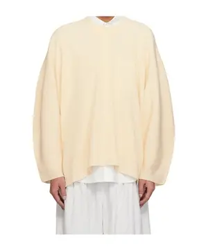 Issey Miyake Homme Plissé Pleated Cotton Sweater