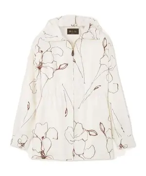 Loro Piana La Linea Del Fiore Di Lino" Printed Casual Jacket