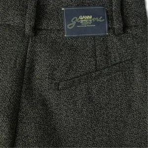 GANNI High Waist Casual Pants