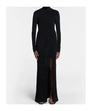 Nanushka Long-sleeve Towelling Maxi Dress