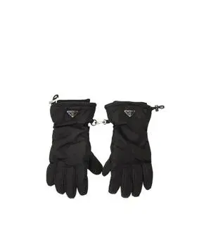 Prada Nylon Gloves - Black