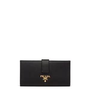Prada Large Saffiano Leather Wallet