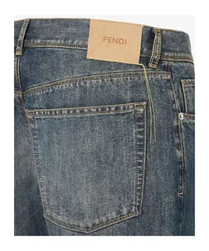Fendi Washed Denim Pants