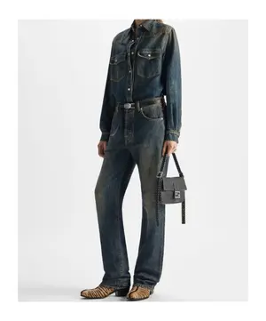 Fendi Washed Denim Pants