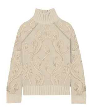 MC2 SAINT BARTH Alais High-neck Jumper - Nude