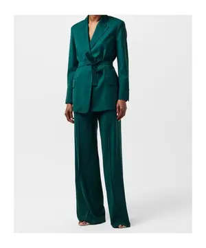 Max Mara Wide Leg Trousers - Green