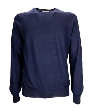 GRAN SASSO Crewneck Knitted Jumper - Blue