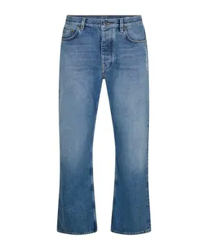 Off-White Half Arrow Straight Leg Jeans - Blue