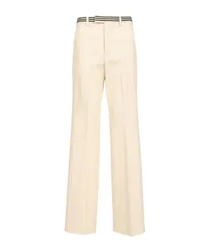 THE SEAFARER Pauline Wide Leg Trousers With Striped Belt
