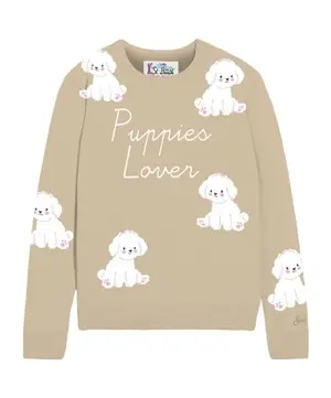 MC2 SAINT BARTH Long-sleeved Sweater - Nude