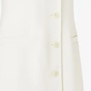 Fendi Ivory Wool Dress