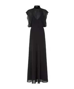 Fendi Georgette Dress - Black