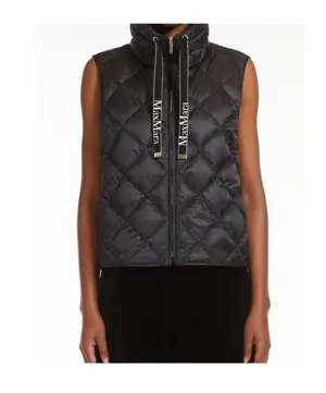 Max Mara High Neck Drawstring Gilet