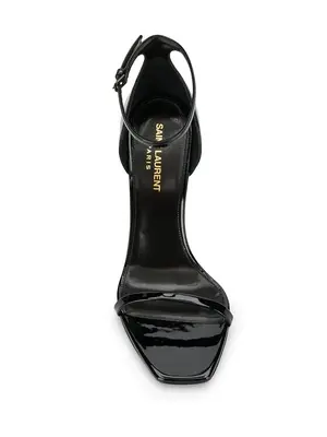 Saint Laurent Opyum Heeled Sandals With Embossed Insole