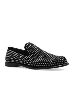 J.W.ANDERSON Crystal-embellished Loafers