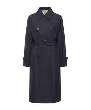Max Mara Ghia Belted Gabardine Trench Coat