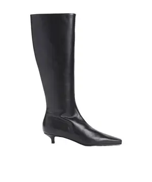 TOTEME The Slim Knee-high Pointed-toe Boots