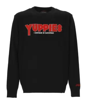 MC2 SAINT BARTH Long Sleeve Sweater - Black