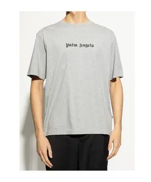 Palm Angels Logo Printed Crewneck T-shirt