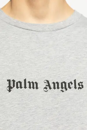 Palm Angels Logo Printed Crewneck T-shirt