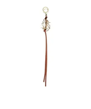 Loewe Anagram Charm In Calfskin - Brown