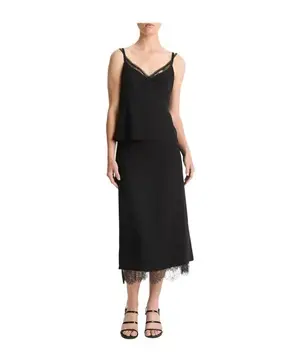 Vince Lace Trim Camisole Top