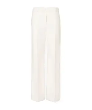 Fendi Wool Trousers - Ivory