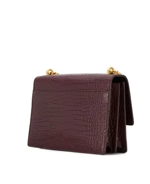 Saint Laurent Medium Sunset Shoulder Bag - Red