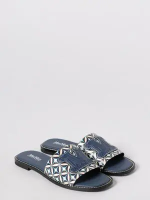 Max Mara Dovere Patterned Flat Sandals