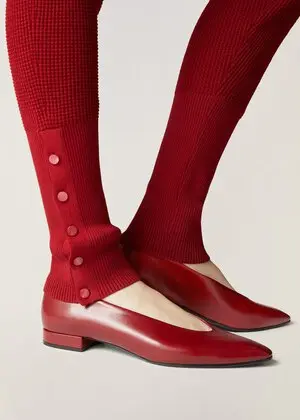 Loro Piana Rebecca Pointed Flat Shoes