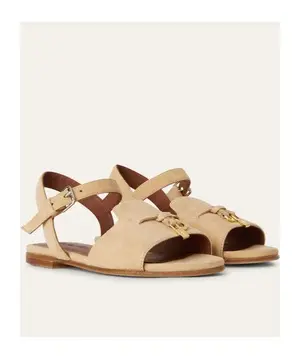Loro Piana Charms Buckle Detail Sandals