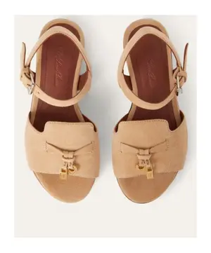 Loro Piana Charms Buckle Detail Sandals