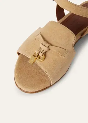 Loro Piana Charms Buckle Detail Sandals
