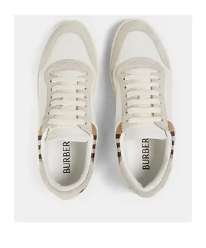 Burberry Plaid Patchwork Low-top Sneakers