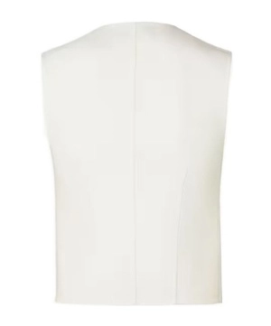 Fendi Ivory Wool Gilet